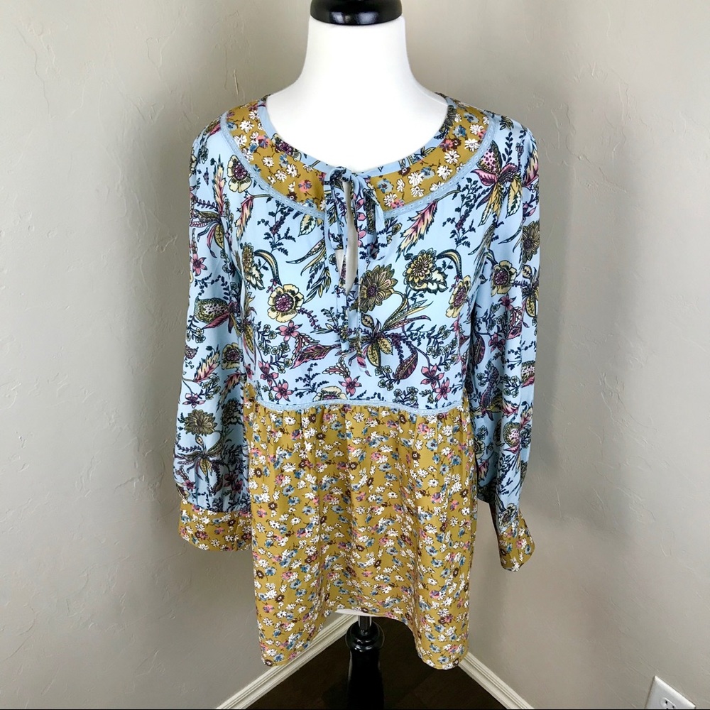 Suzanne Betro Mixed Print Tunic - Gem